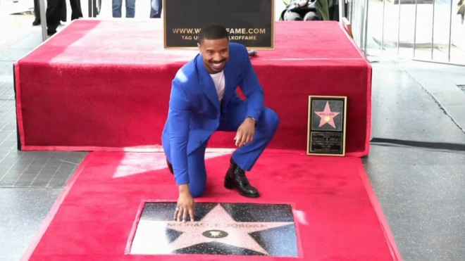 Michael B. Jordan reçoit son étoile sur le Walk of Fame d'Hollywood ...