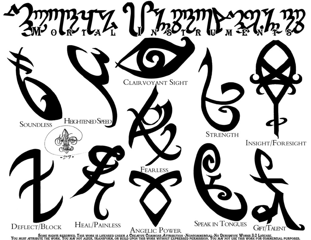 Les Runes Shadowhunters